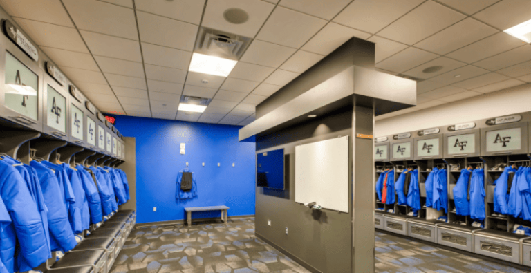 United States Air Force Academy North End Zone Locker Room - Colarelli ...